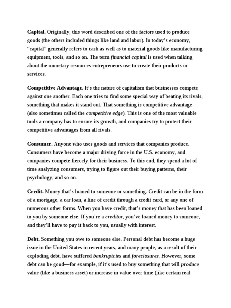 Things Everyone Should Know About Economics2 | PDF | Business