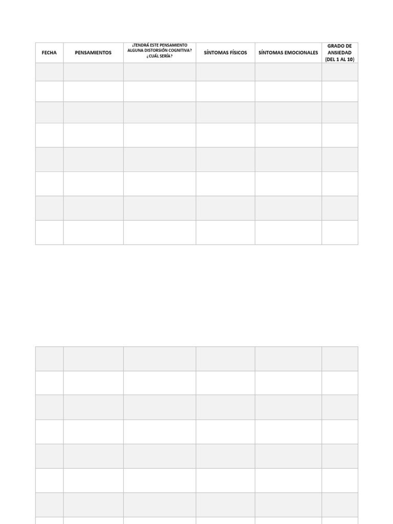 Autoregistro De Ansiedad PDF