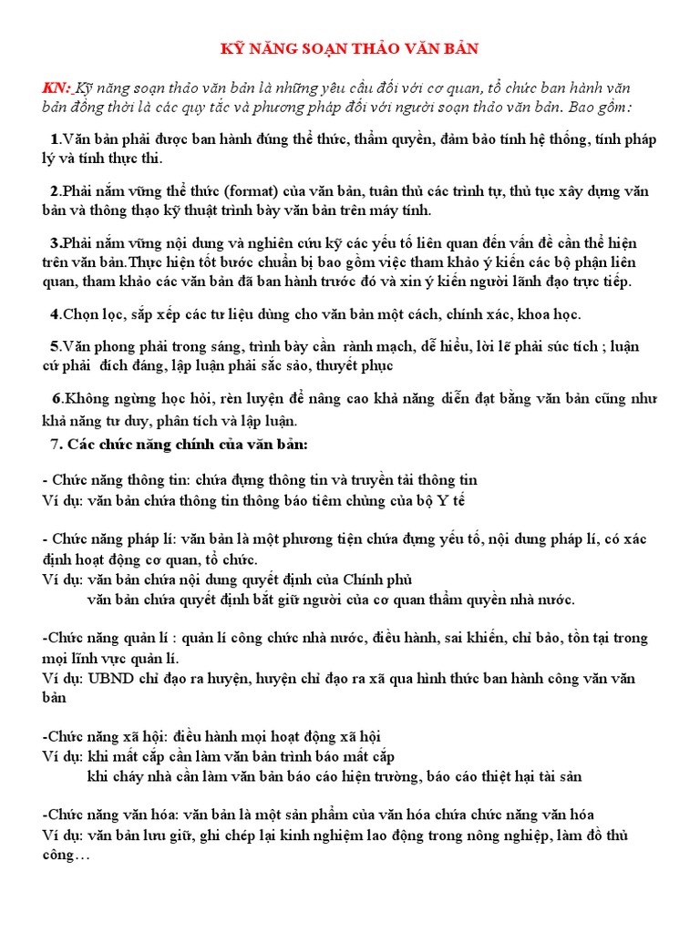 TỔNG HỢP TÀI LIỆU KNSTVB | PDF