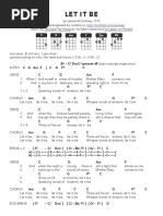 LET IT BE - Ukulele Chord Chart PDF | PDF | Song Structure | Musical Compositions
