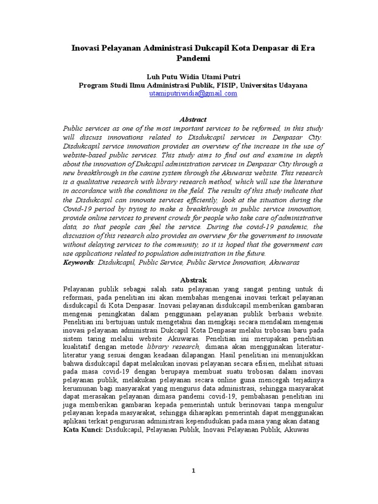 Luh Putu Widia Utami Putri - Uas Mpi | PDF