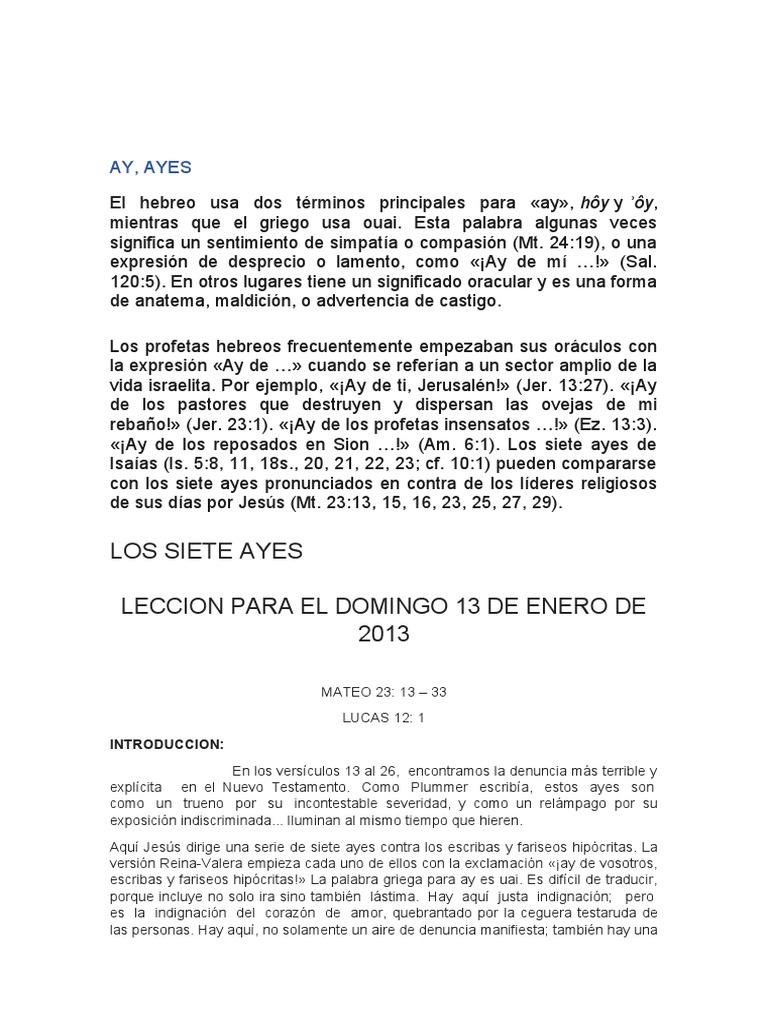 Los Ay o Ayes de Dios | PDF | Jesús | Jesús en el islam