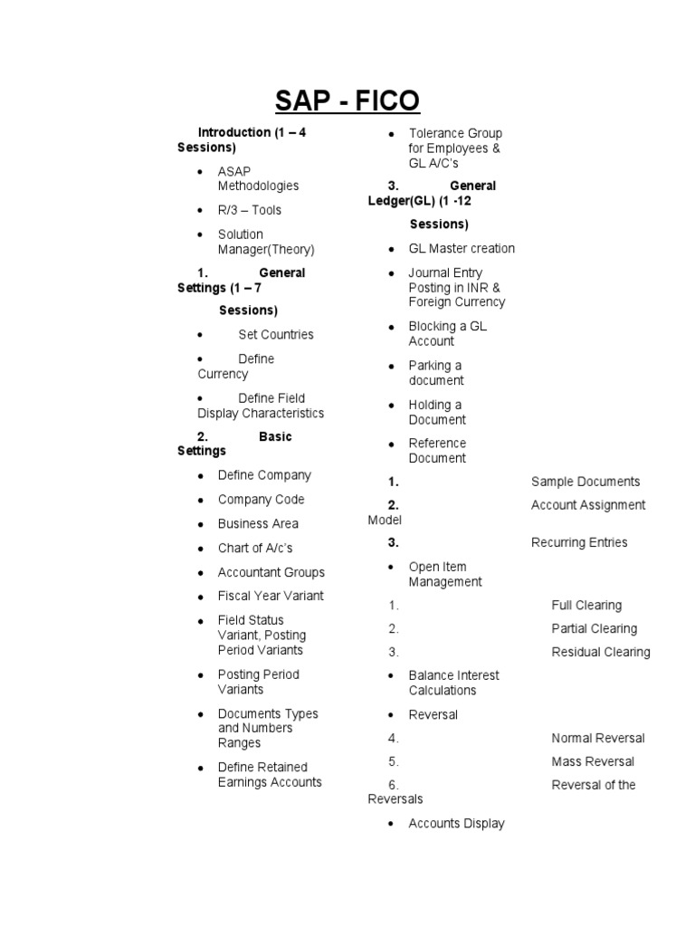 SAP FICO Introduction and Modules Overview | PDF | Depreciation | Economies