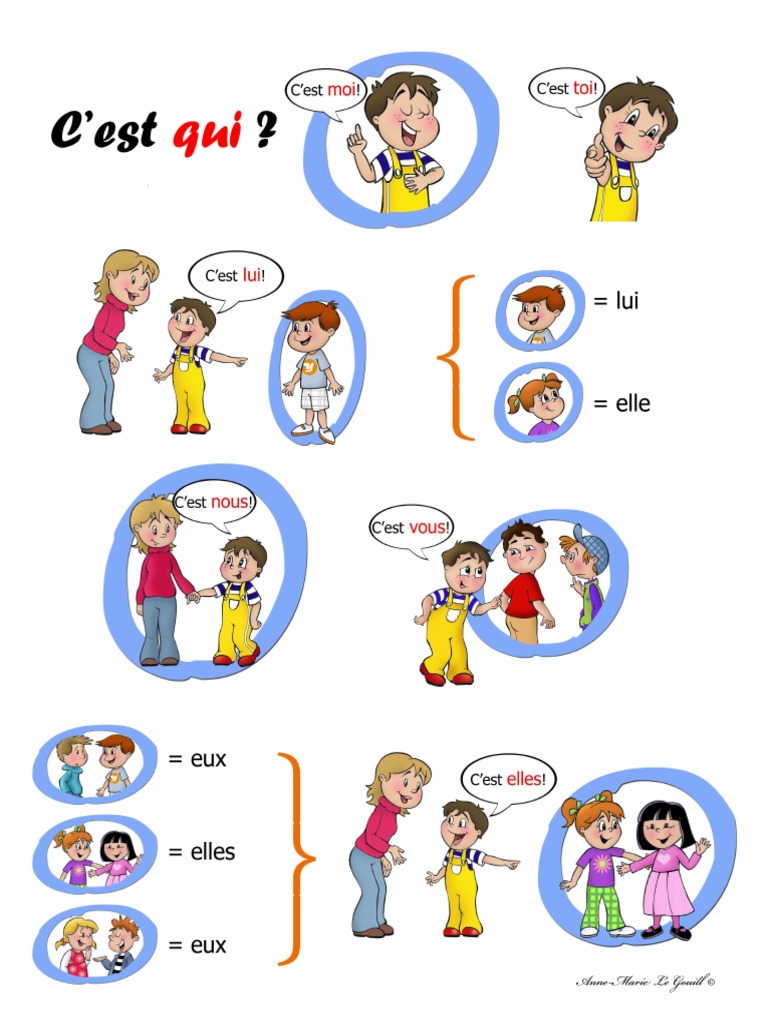 Les Pronoms (Moi, Toi, Etc) | PDF