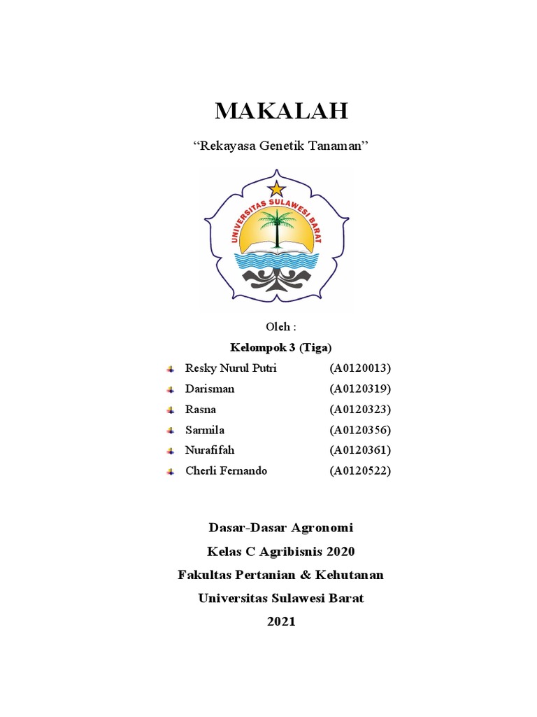 Rekayasa Genetik Tnman | PDF