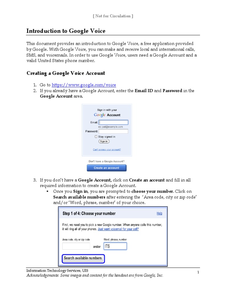 Introduction To Google Voice | PDF | Gmail | Voicemail