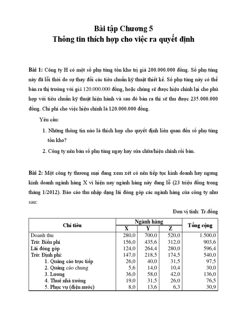 BT Chuong 5 KTQT | PDF