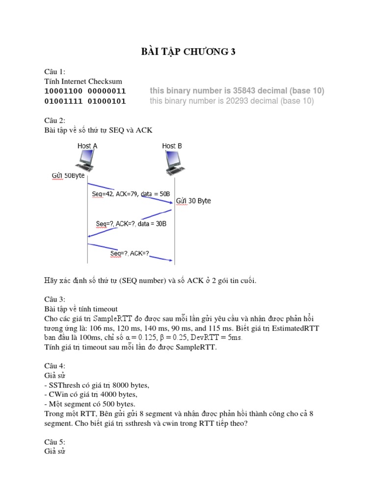 Bai Tap Tong Hop | PDF