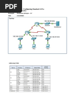Packet Tracer - Configure Numbered Standard Ipv4 Acls: Addressing Table | PDF | Router ...