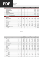 Rate Build Up Template | PDF | Building Engineering | Engineering