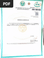 Caste Declaration Format | PDF