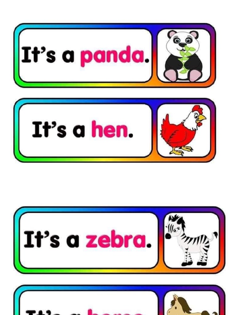 Reading Flash Cards Pdf