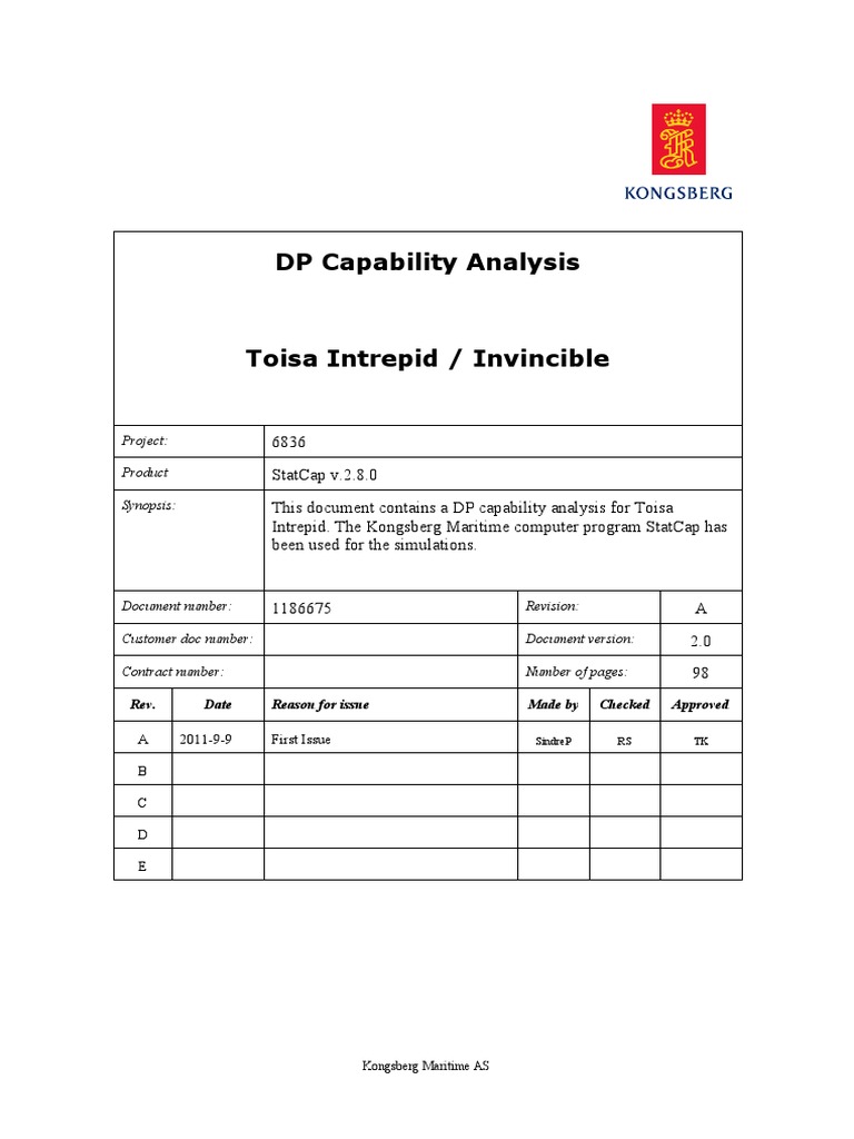 Toisa Intrepid - Invincible DP Plots | PDF