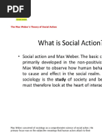 Max Weber's Social Action Theory Explained | PDF | Sociology | Max Weber