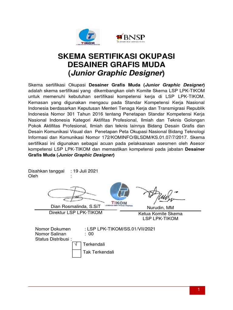 Skema Desainer Grafis Muda | PDF