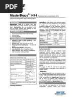 Technical Data Sheet Masterbrace 2200 | PDF | Concrete | Epoxy