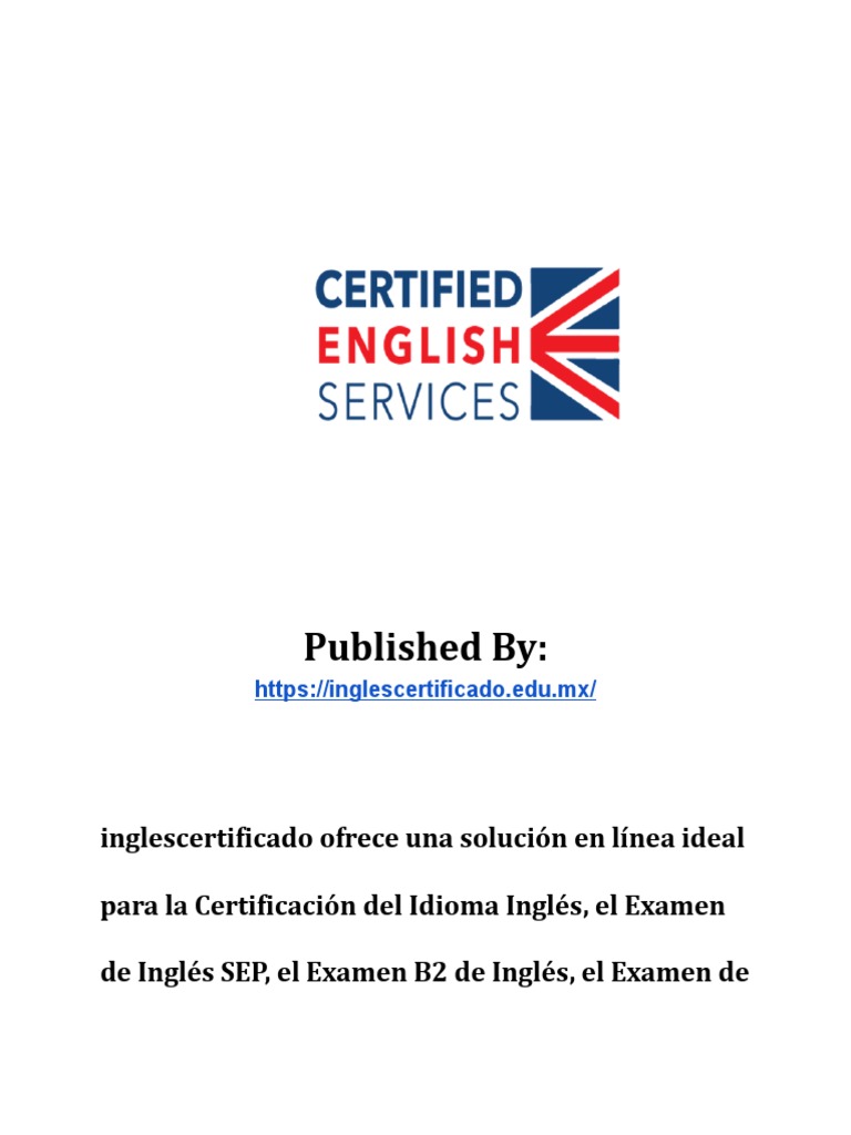 Ingles Certificado | PDF