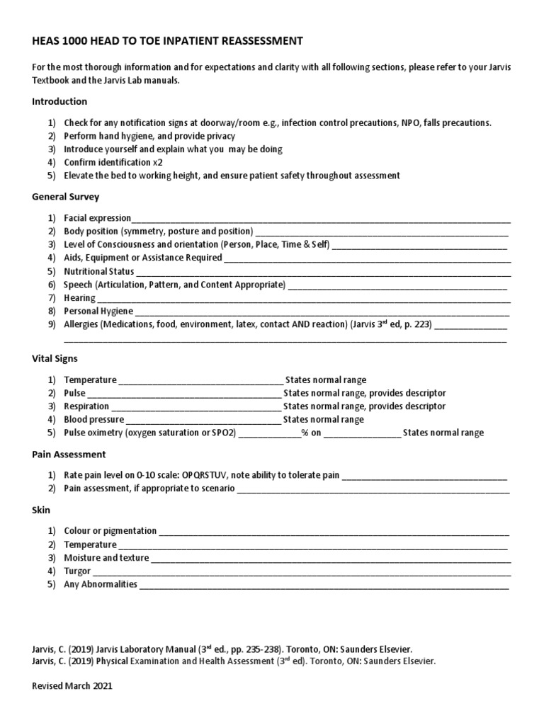 Pain Assessment in Inpatient Reassessment | PDF | Pulse | Clinical Medicine