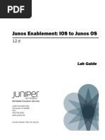 Introduction To The Junos Operating System | PDF | Command Line Interface | Operating System