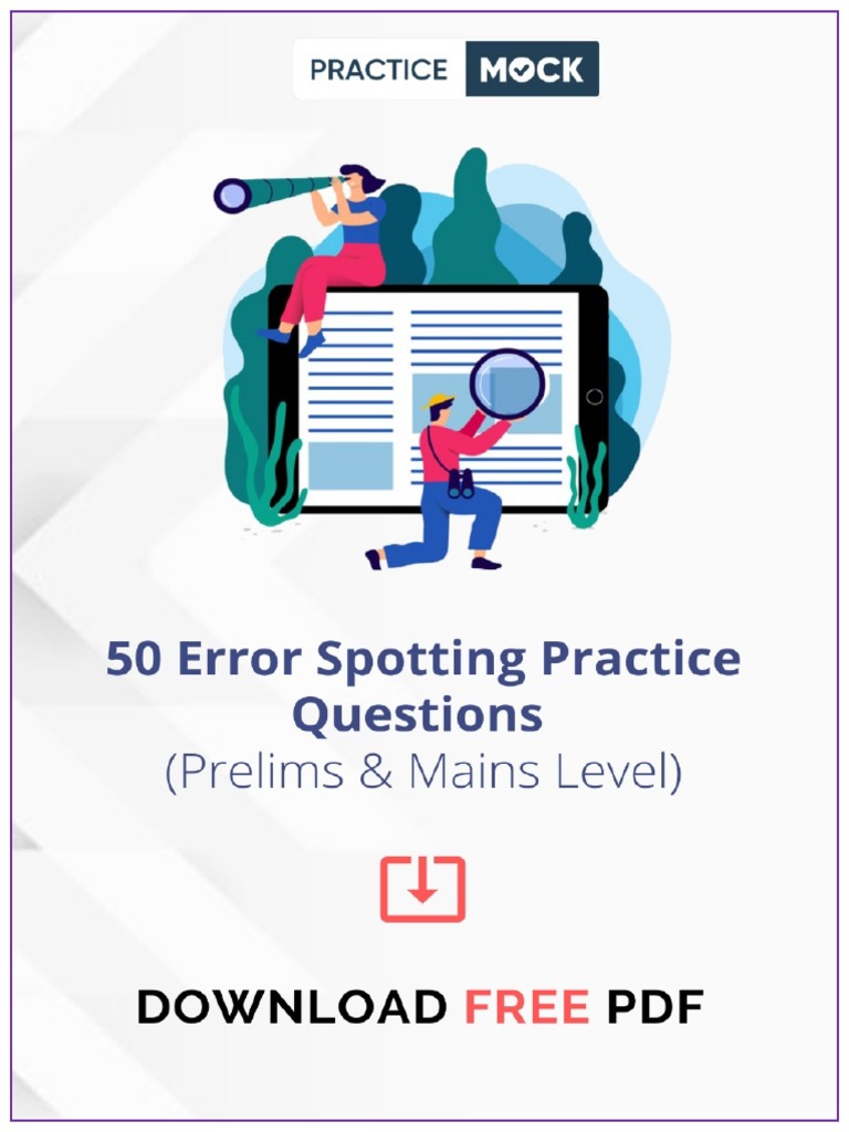 50 Error Spotting Practice Questions Edited | PDF | Verb | Grammatical ...