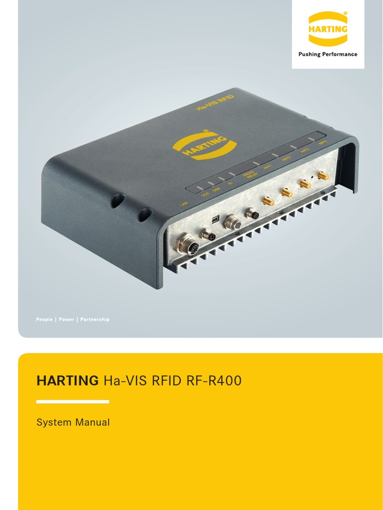 RF-R400 - System Manual | PDF | Radio Frequency Identification | Input ...