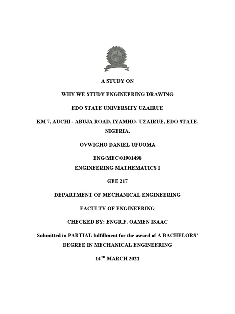 Why We Study Engineering Mathematics | PDF | Mathematics | Engineering