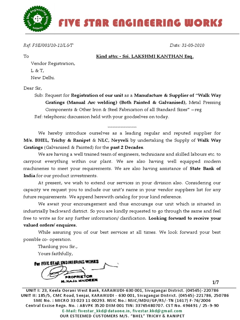 Five Star Engg Works | PDF | Welding | Construction