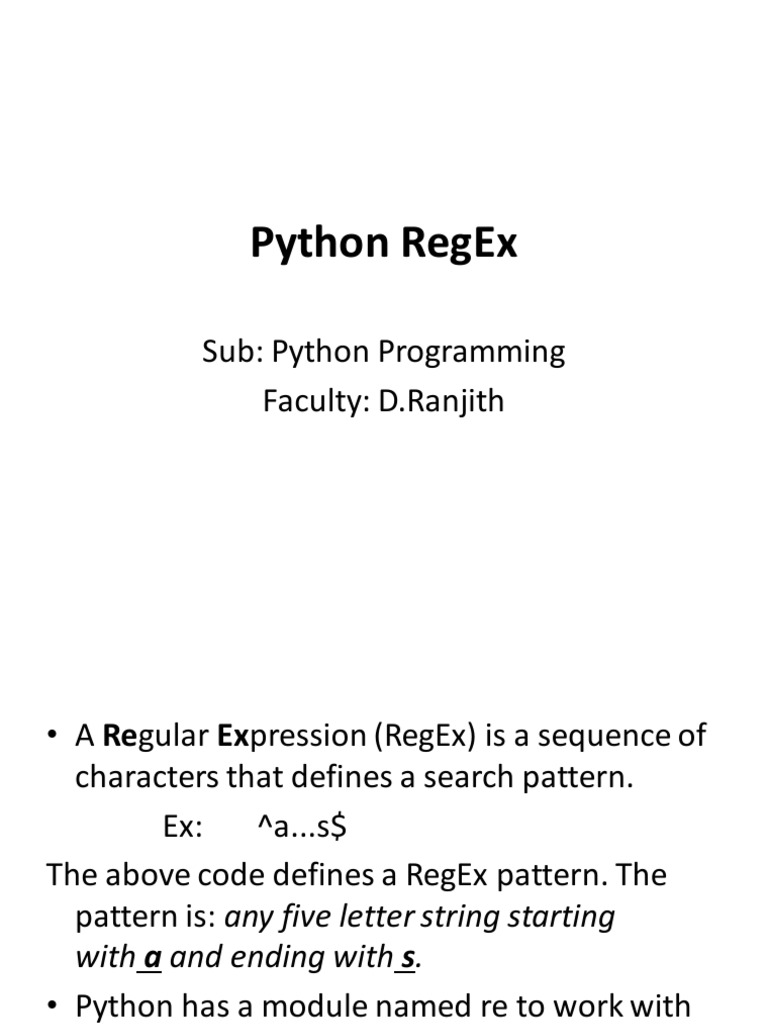 Python Regex Download Free Pdf Regular Expression Grammar
