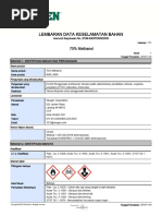 MSDS - 96 - 2017 (Etanol Indonesia) | PDF