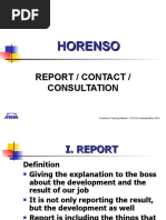 Understanding HORENSO Communication | PDF | Emergence | Psychology