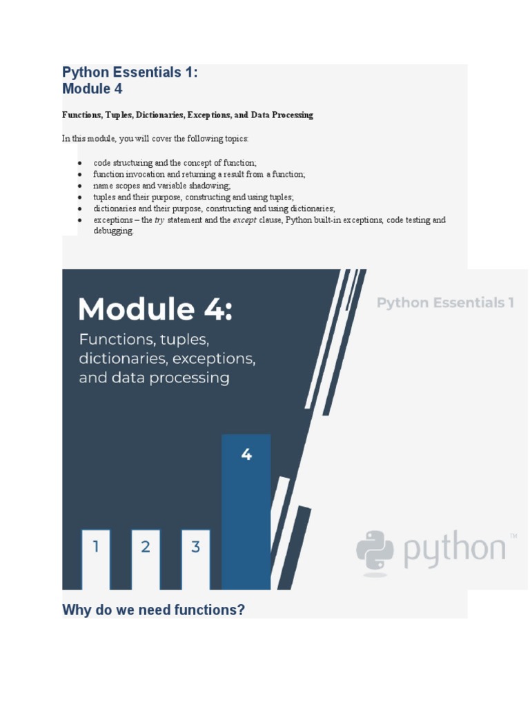 Python 4 Pdf Parameter Computer Programming Subroutine 2723