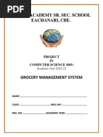 Computer Science Class 12 Project | PDF | Integrated Development Environment | C (Programming ...