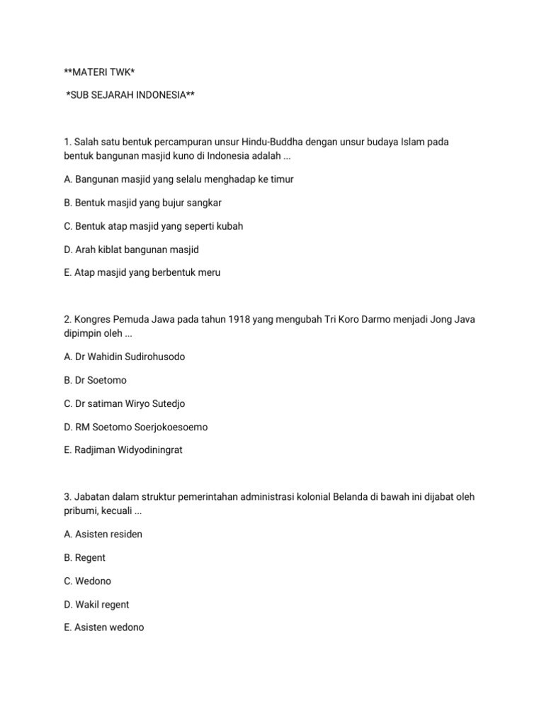 MATERI TWK (Latsol) - WPS Office | PDF