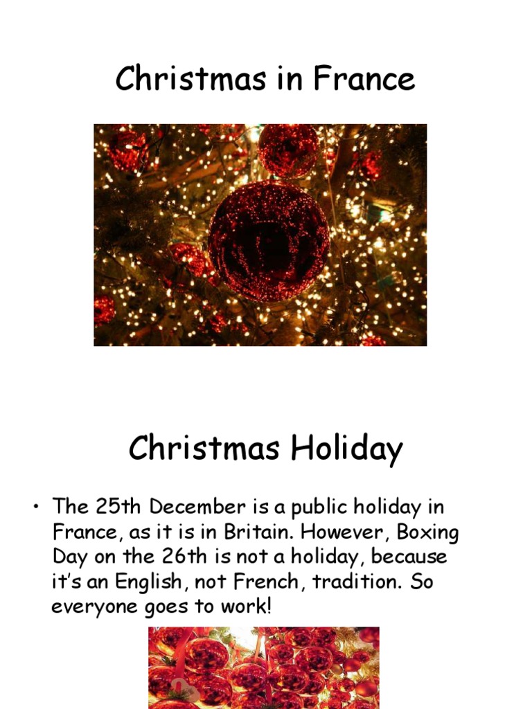 French Christmas Traditions | PDF | Santa Claus's Reindeer | Christmas