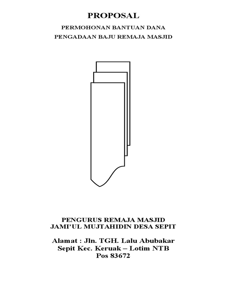 Proposal Remaja Masjid 2021 | PDF