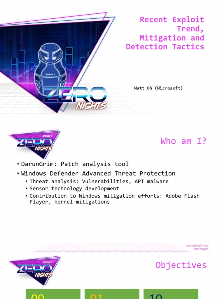 Zn17 Matt Recent Exploit Trend And Mitigation Detection Tactics