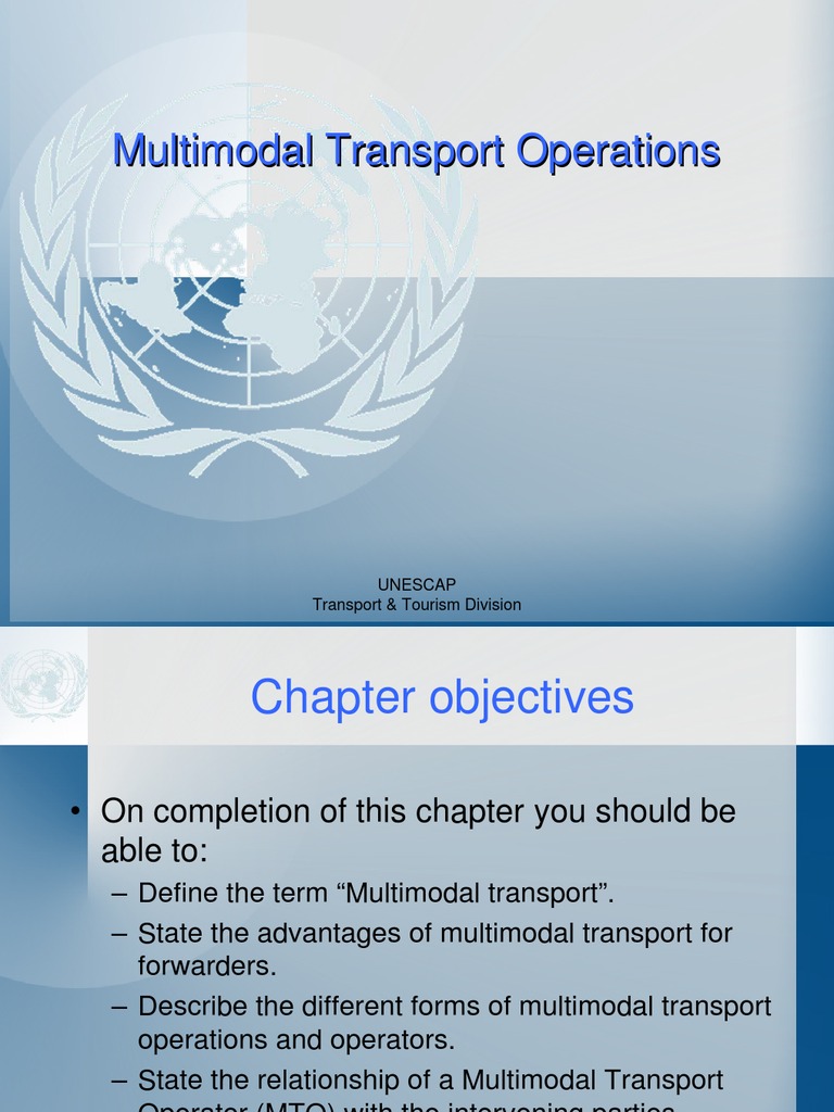 Multimodal Transport Operations Overview | PDF | Containerization ...