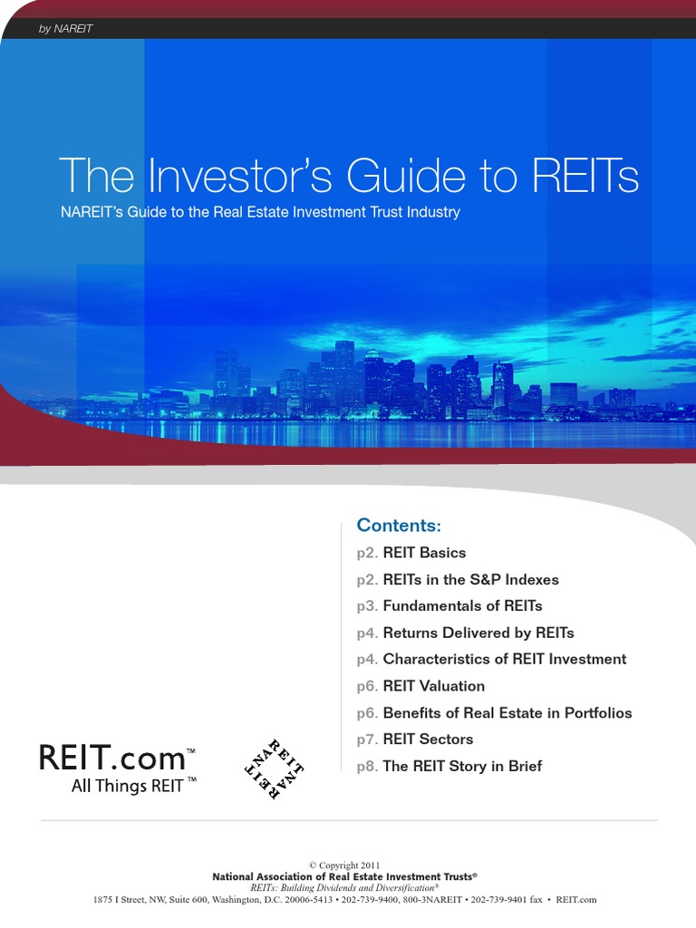 The Investor's Guide To REITs | PDF | Real Estate Investment Trust | Investing