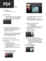 Sensory Impairment Care Plan Docx 1 | PDF | Visual Impairment | Hearing ...