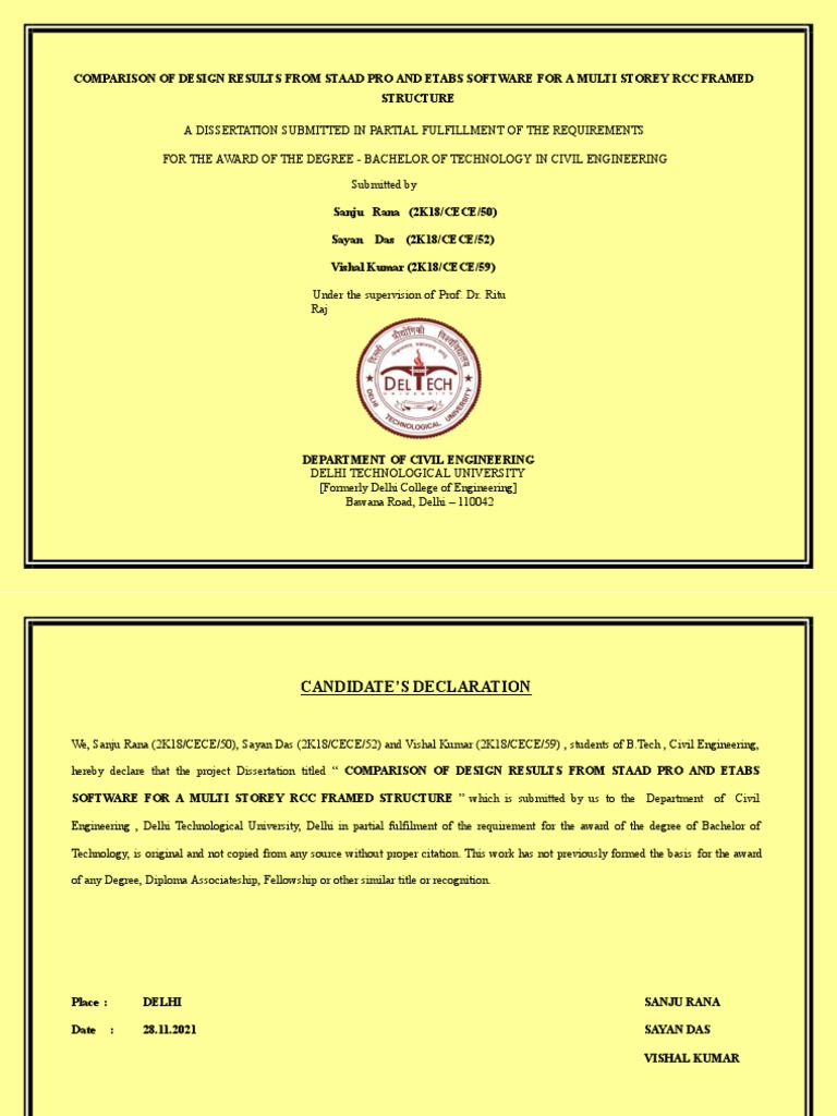For Minor Project | PDF | Beam (Structure) | Bending