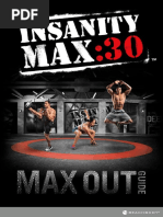 The Max Out Workout Calendar - Insanity Max 30 | PDF