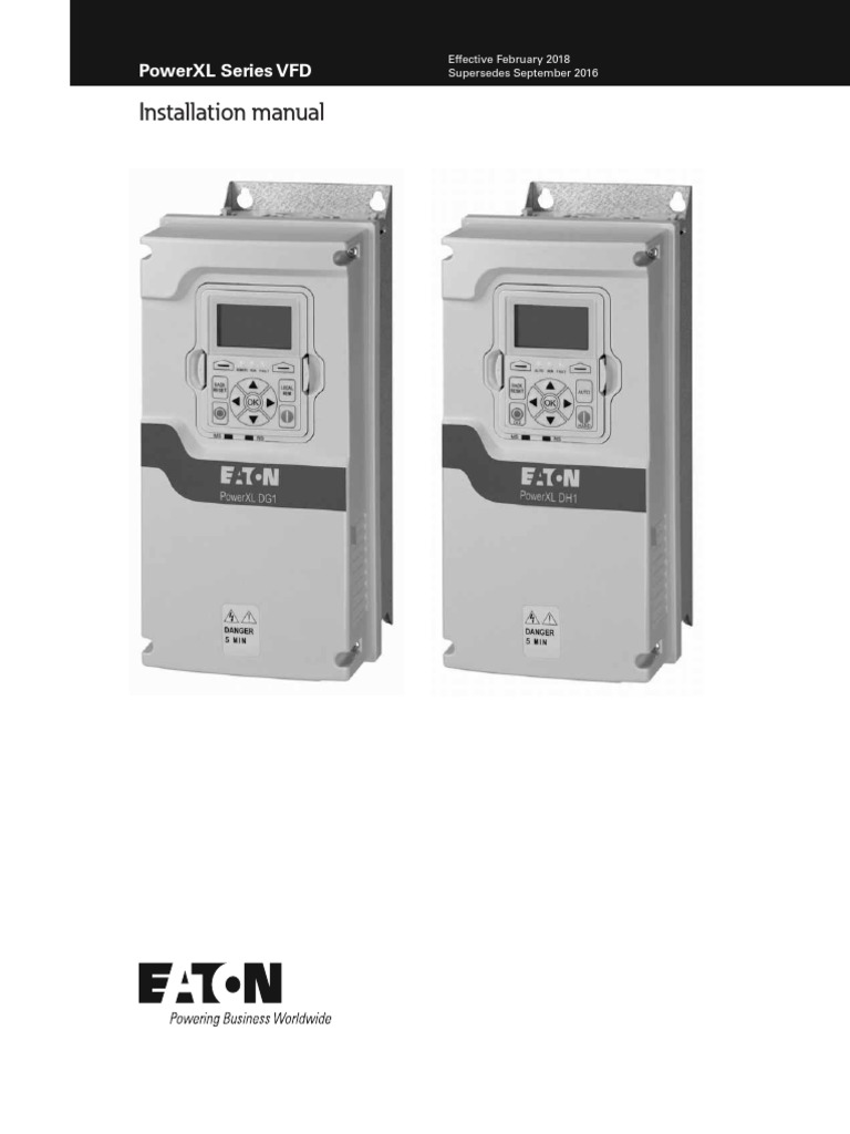 DG1 Installation Manual 2018 | PDF | Power Supply | Capacitor