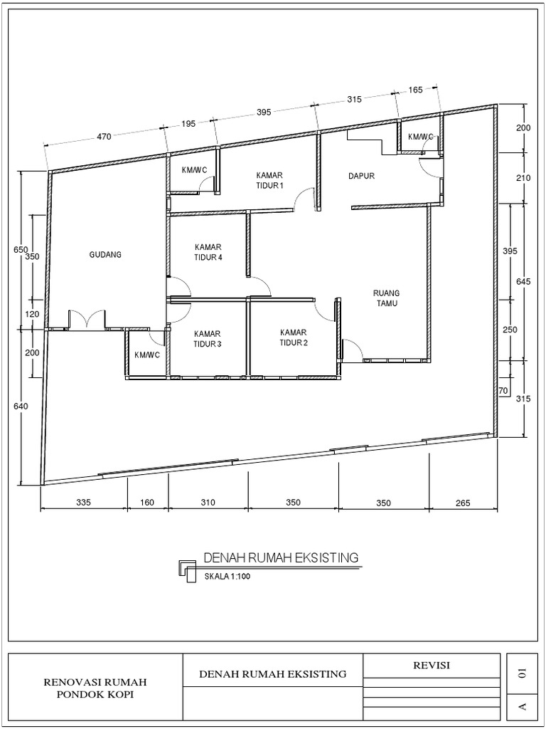 Denah Eksisting | PDF
