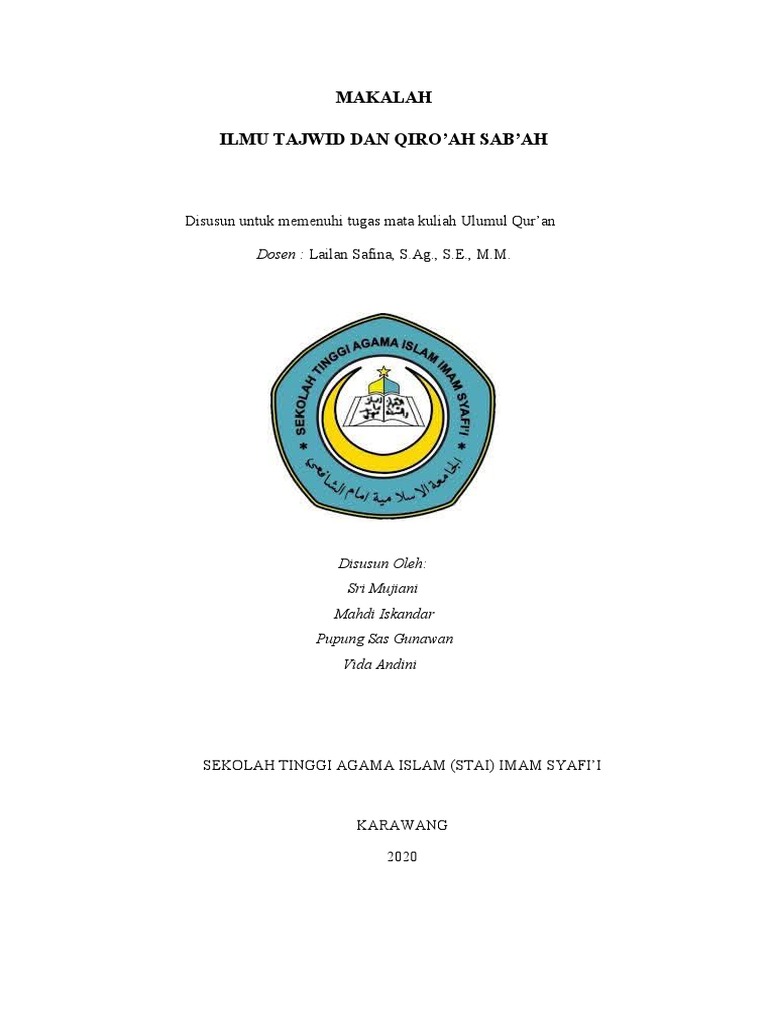 Makalah Ulumul Qur'An | PDF | Agama & Spiritualitas