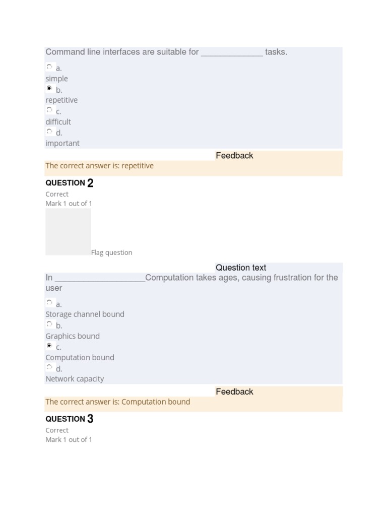 Hci Past Mcqs | PDF | Usability | Human–Computer Interaction