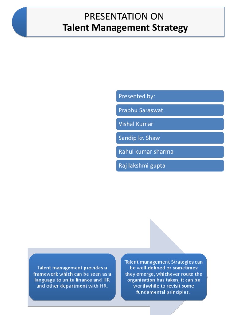 Presentation On Talent Management Strategy Presentation On Talent ...
