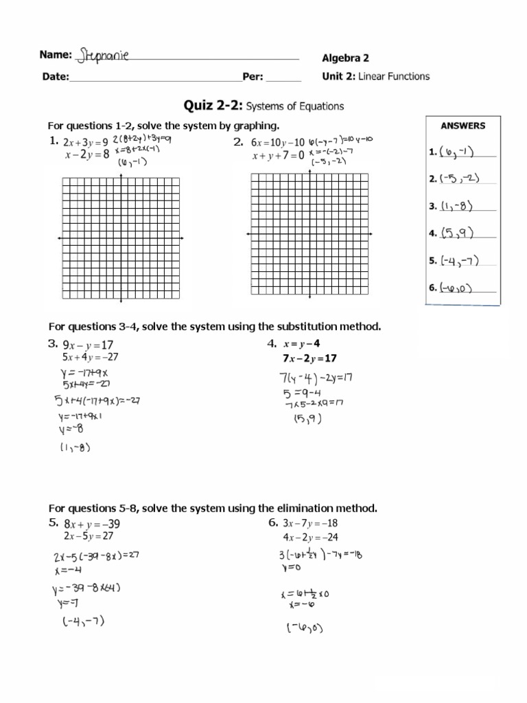 Quiz 2-2 Systems | PDF