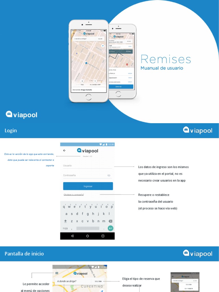 Manual Usuario Viapool | PDF | Aplicación movil | Informática
