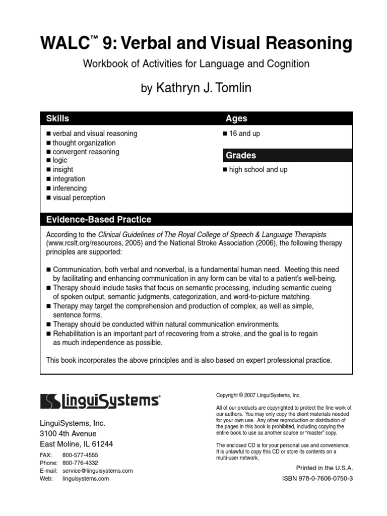 Walc 9 | PDF | Reason | Perception