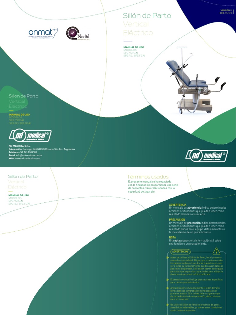 Manual SPE Sillon de Partos | PDF | Parto | Residuos